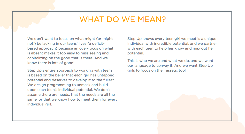 How to Create a Guide to Strength-Based Communication or Asset-Based ...